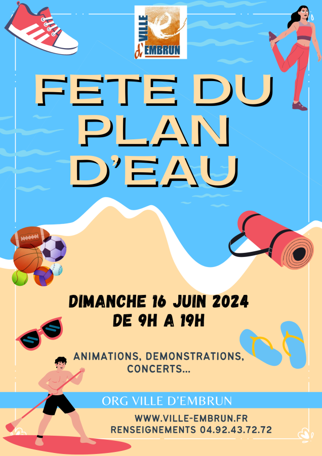Fête du plan d'eau dimanche 16 juin