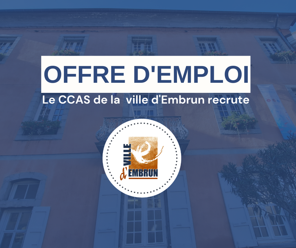 Le CCAS d’EMBRUN recrute une auxiliaire de puériculture ou CAP petite ...