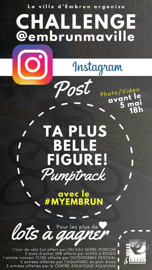 Challenge photo/vidéo sur Instagram.